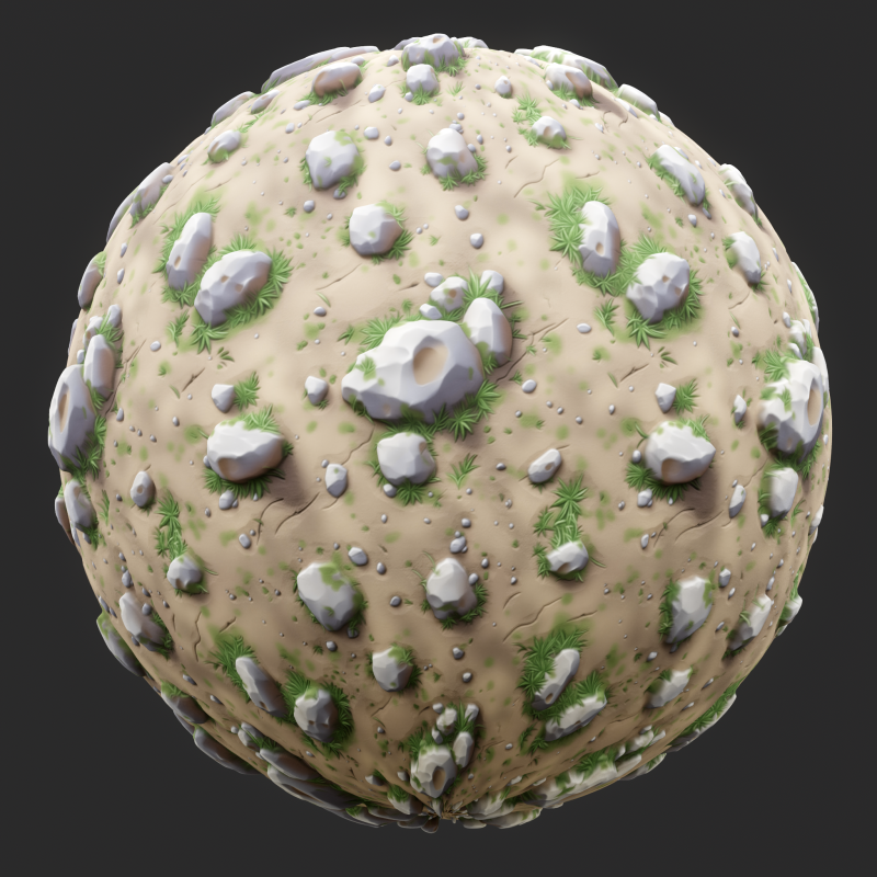 Stylized Ground Seamless Texture CG Textures in Ground 3DExport
