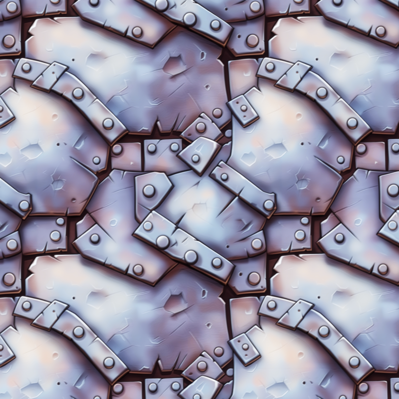 Stylized Metal Seamless Texture CG Textures in Metal 3DExport