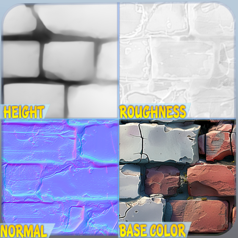 Stylized Wall Seamless Texture Texturas CG in Otros 3DExport