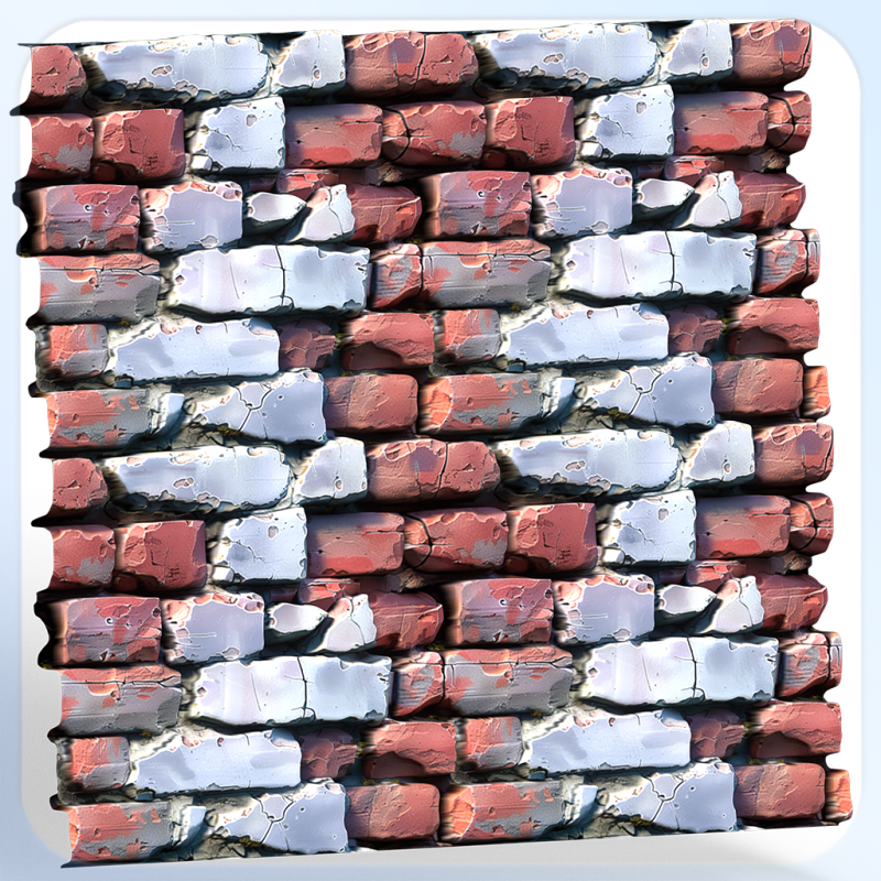 Stylized Wall Seamless Texture Texturas CG in Otros 3DExport