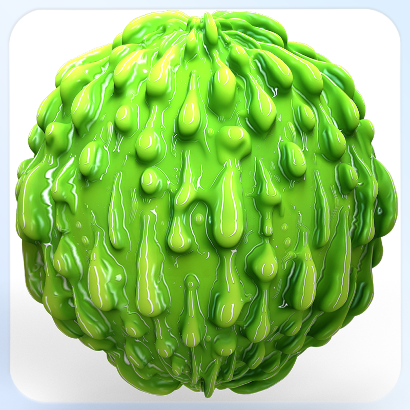 Stylized Slime Seamless Texture CG Textures in Various 3DExport
