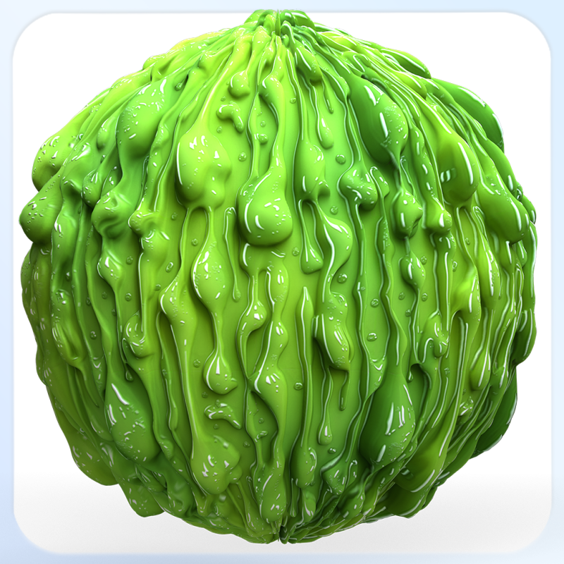 Stylized Slime Seamless Texture CG Textures in Various 3DExport