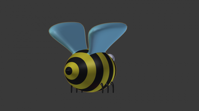 cartoon bumblebee 3D Model in Cartoon 3DExport