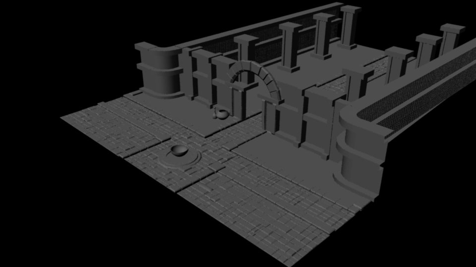 masmorra 3D Models in Hall 3DExport