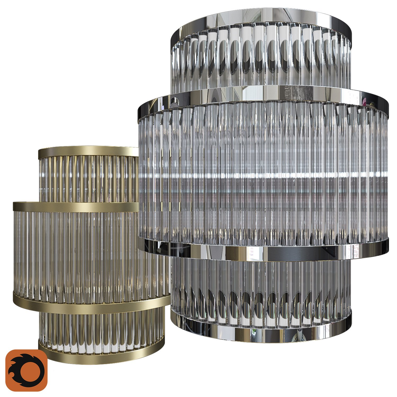 ZUMA LINE KINKIET SERGIO 50878 3D Model in Wall lights 3DExport