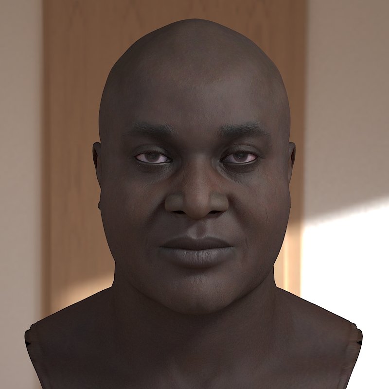 Joseph head male 3D Model in Man 3DExport