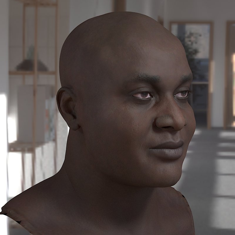 Joseph head male 3D Model in Man 3DExport