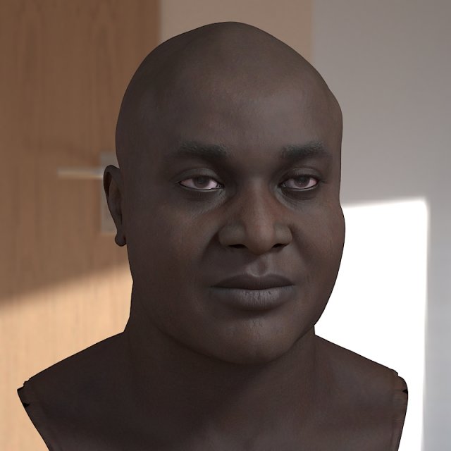 Joseph head male 3D Model in Man 3DExport