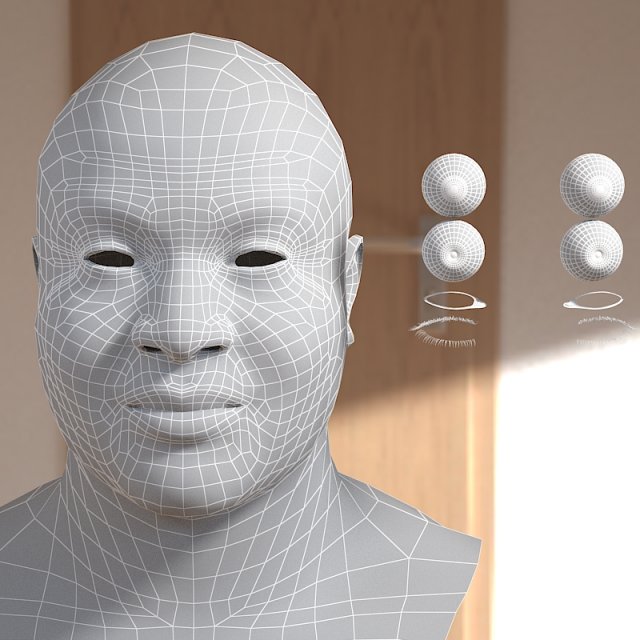 Joseph head male 3D Model in Man 3DExport