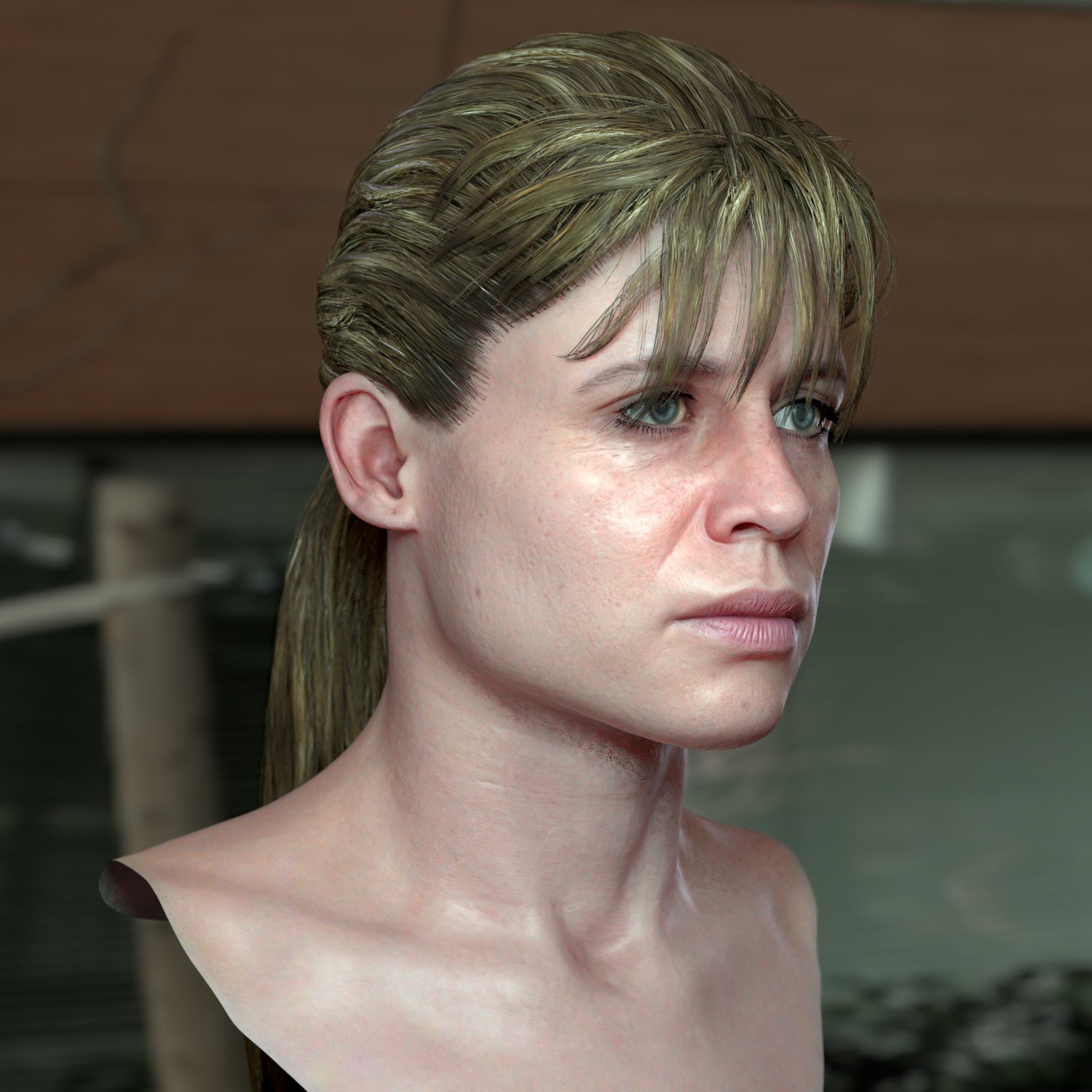 Sarah Connor Linda Hamilton 3D Model in Woman 3DExport