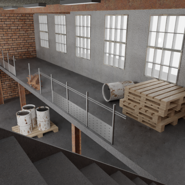 building warehouse factory fps 3D Model in Buildings 3DExport