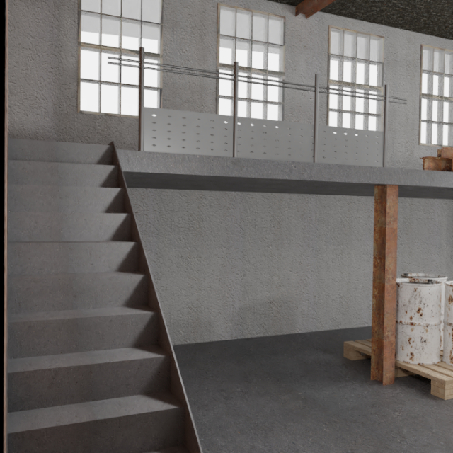 building warehouse factory fps 3D Model in Buildings 3DExport