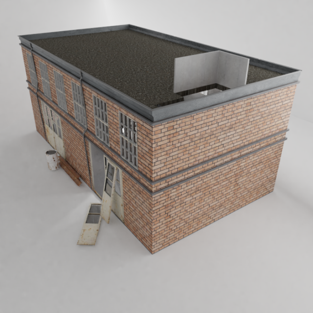 building warehouse factory fps 3D Model in Buildings 3DExport