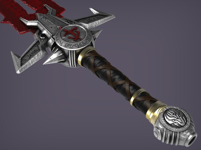 DOOM Eternal Crucible 3D Print Model in Other 3DExport