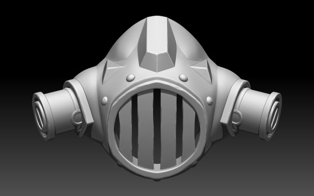 Enforcer Mask Arcane 3D Print Model in Other 3DExport