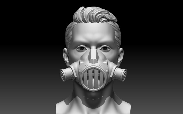 Enforcer Mask Arcane 3D Print Model in Other 3DExport