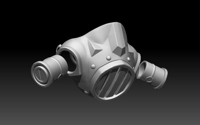 Enforcer Mask Arcane 3D Print Model in Other 3DExport