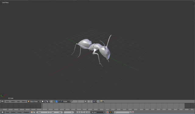 realistic ant model 3D Model in Insects 3DExport