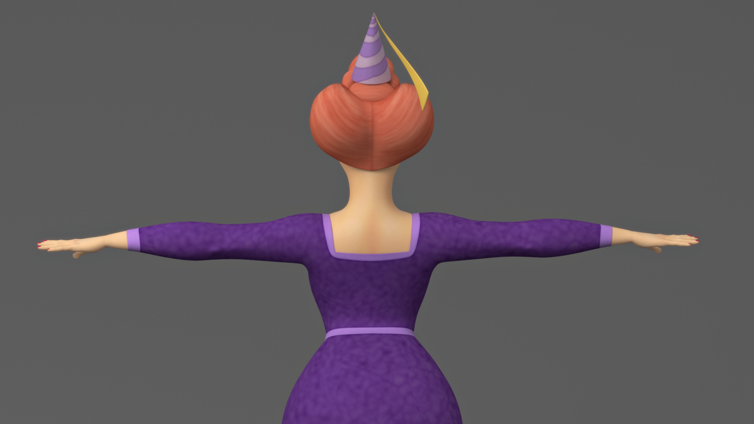 Cartoon fat woman 3D Model in Woman 3DExport