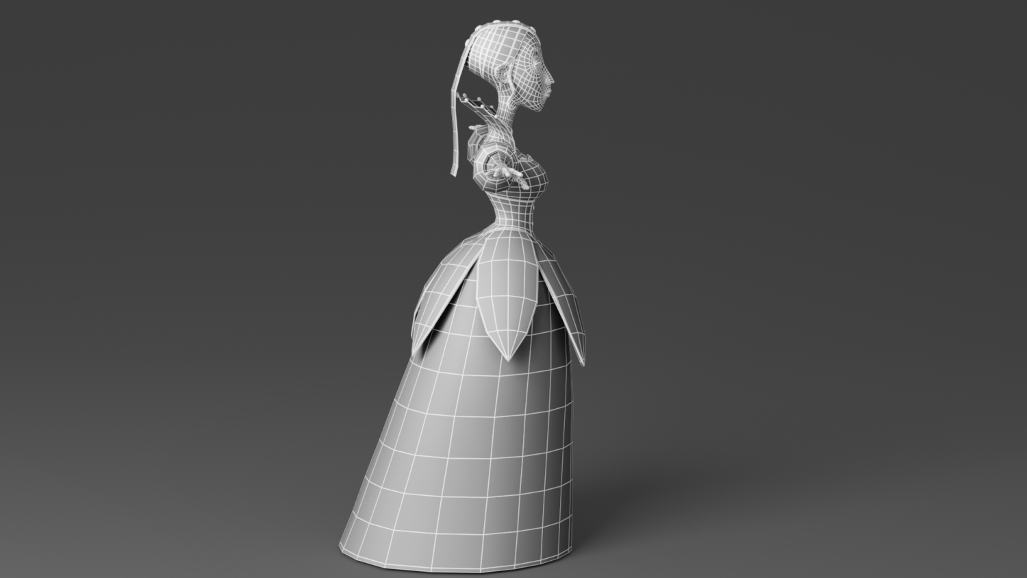 Cartoon princess 3D Model in Woman 3DExport