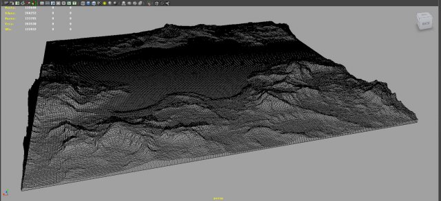 hills terrain 3D Model in Environment 3DExport