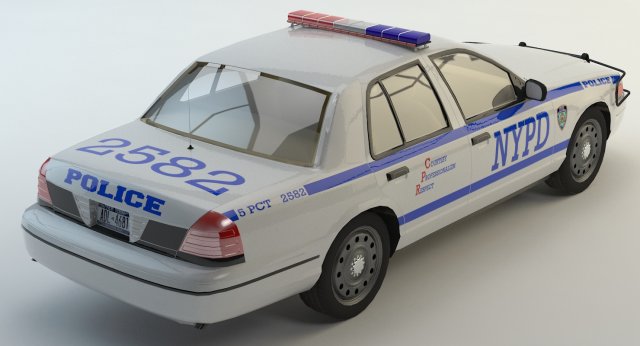 car police 3D Model in Sedan 3DExport