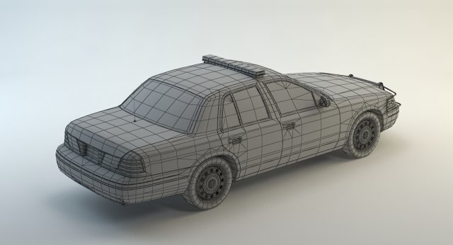 car police 3D Model in Sedan 3DExport