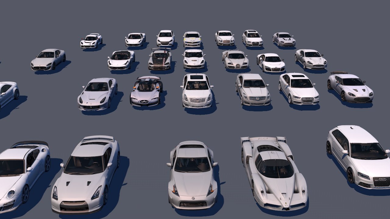 Low poly vr game ready pack of sports cars Low-poly 3D Model in Racing ...