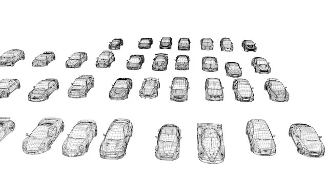 low poly vr game ready pack of sports cars low-poly 3D Model in Racing ...