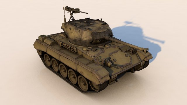 pack of 22 high detailed low poly military tanks vr ar low-poly 3D ...