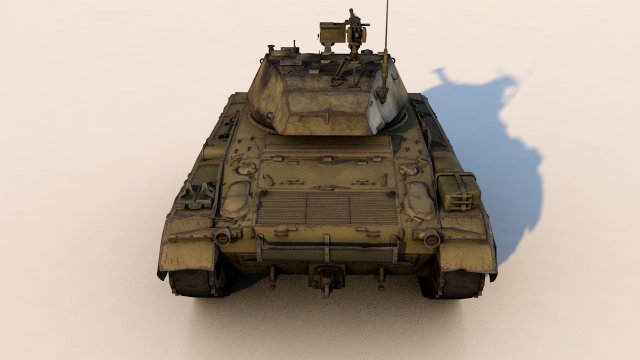 pack of 22 high detailed low poly military tanks vr ar low-poly 3D ...