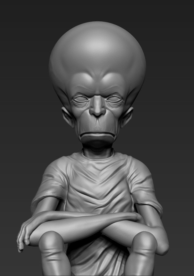 Mekon 3D Model in Alien 3DExport