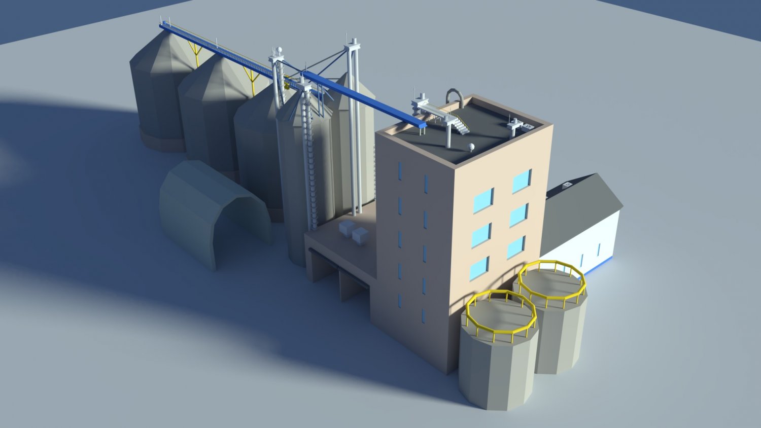 low poly cartoony feed plant 3D Models in Buildings 3DExport