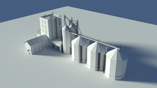 low poly cartoony feed plant 3D Model in Buildings 3DExport