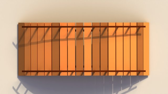 Low Poly Wooden Bridge 3D Model in Bridge 3DExport