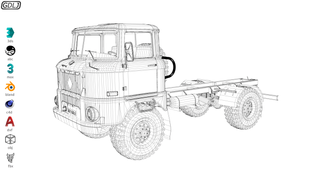 ifa w50 3D Model in Truck 3DExport