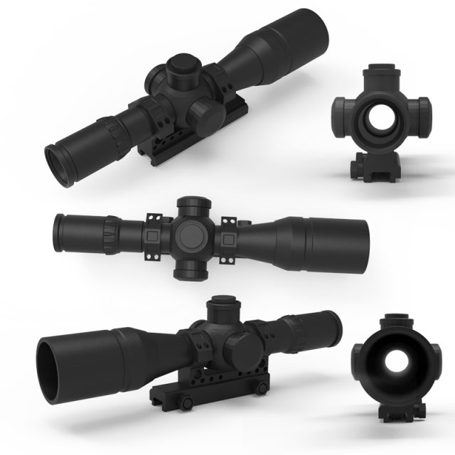 scope 3D Print Model in Other 3DExport