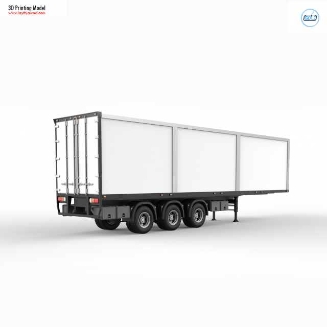 trailer - pro version 3D Print Model in Automotive 3DExport