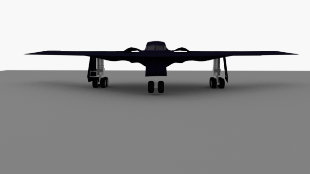 b2-bomber 3D Model in Bomber 3DExport