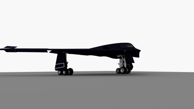 b2-bomber 3D Model in Bomber 3DExport