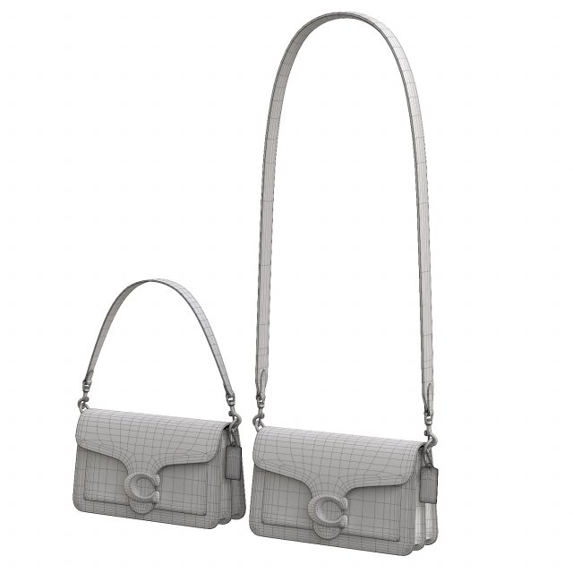 Coach Tabby Shoulder Bag Brown 3D Model in Clothing 3DExport