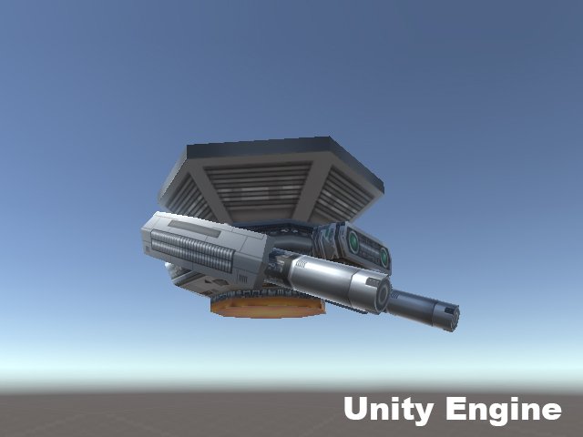 ceiling turret 3D Model in Artillery 3DExport
