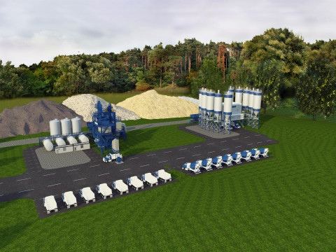 Concrete plantplants SCENE MODELS 3D Model in Heavy Equipment 622083 ...