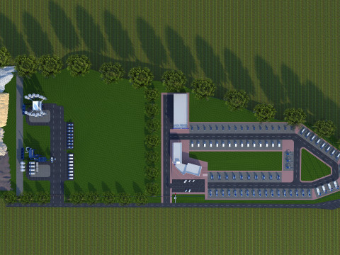 Concrete plantplants SCENE MODELS 3D Model in Heavy Equipment 622083 ...