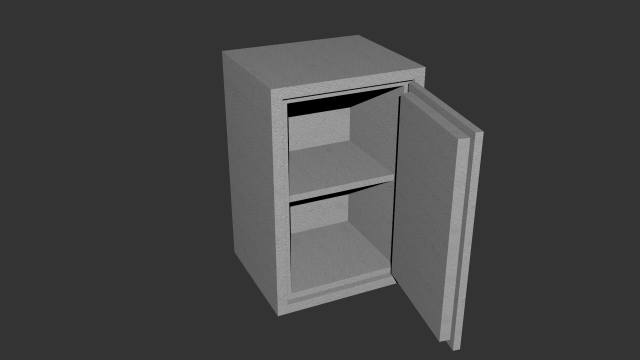 low poly safe Free 3D Model in Other 3DExport