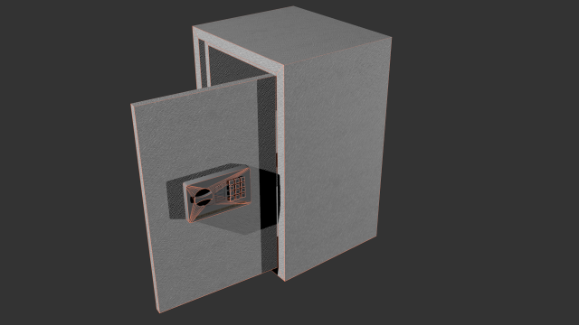 low poly safe Free 3D Model in Other 3DExport