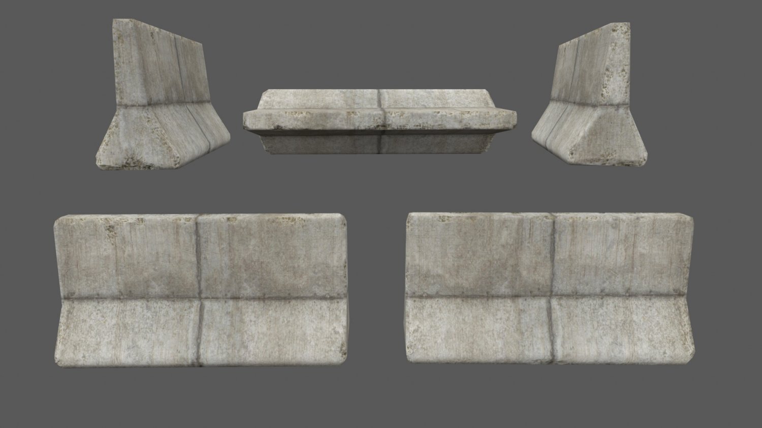 barrier set 4 3D Models in Decoration 3DExport