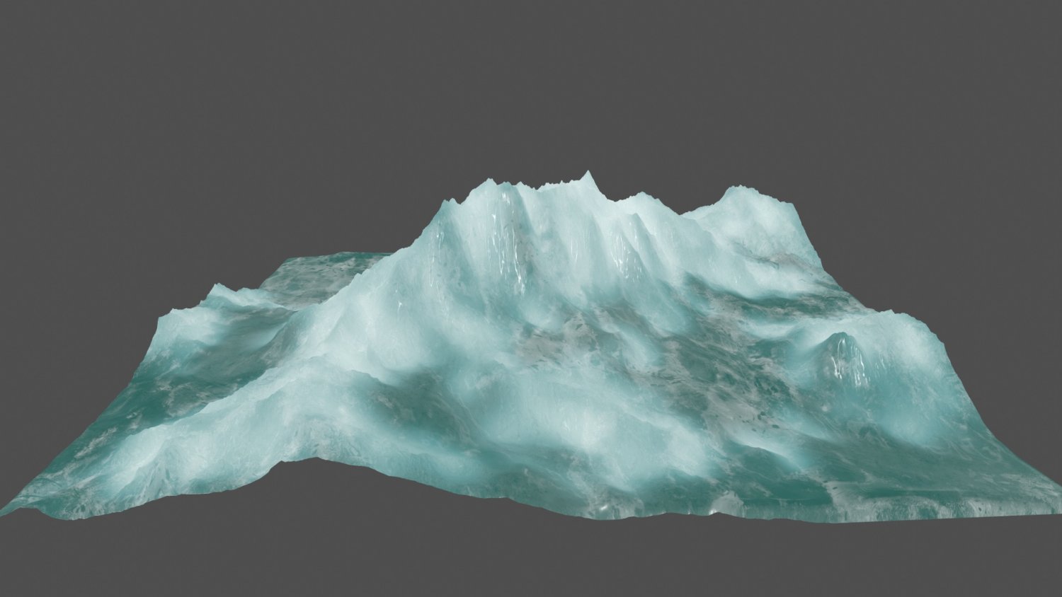 Iceberg 3D Model in Other 3DExport