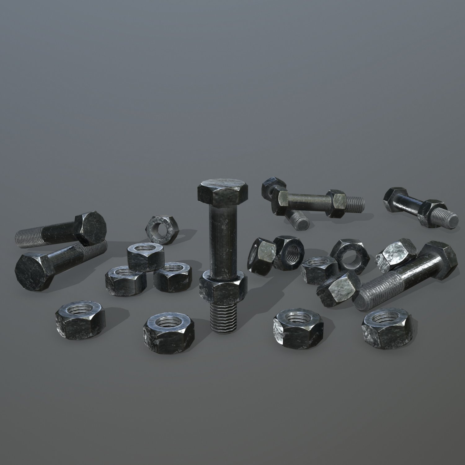 bolts 3D Models in Tools 3DExport