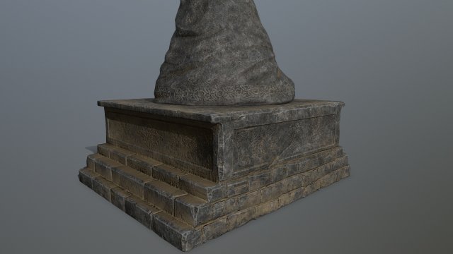 Statue 2 3D Model in Decoration 3DExport